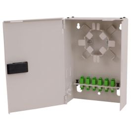 FIS Wall Mount Patch Panel Mini Holds (1) Adapter Plate Unloaded Off ...