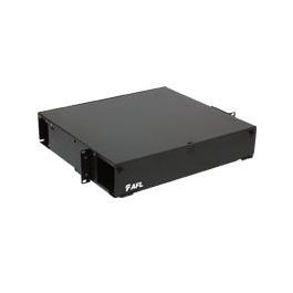 AFL Patch Panel 2RU Holds (6) LGX Adapter Plates Black Unloaded - Fiber ...