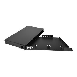 FIS Swing Out Patch Panel 1RU Holds (2) Adapter Plates Unloaded Black ...