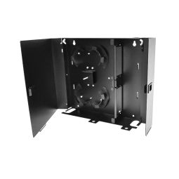 FIS Wall Mount Patch Panel Deluxe Holds (8) Adapter Plates Unloaded ...